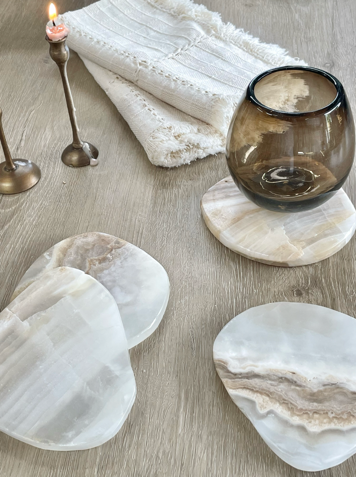 Onyx Coaster, Set of 4 – Villa Lua Home